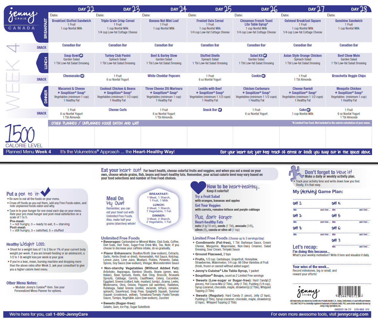 What’s on the Jenny Craig Menu? And other perplexing conundrums | 5-6-7 ...