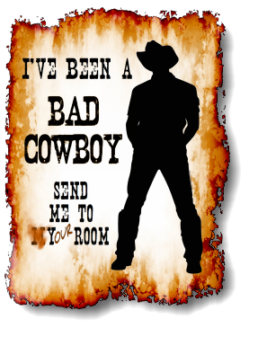 I’ve been a bad cowboy send me to your room c2013 TxCowboyDancer ...